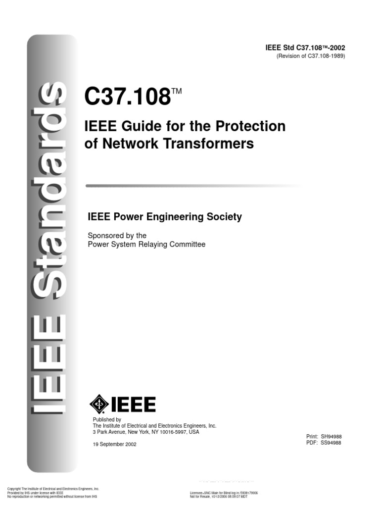 IEEE STD C37.108 | PDF