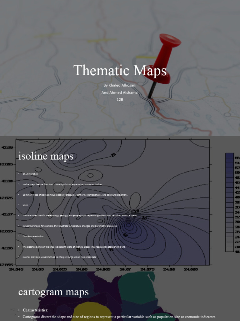 Thematic Maps | Download Free PDF | Contour Line | Map