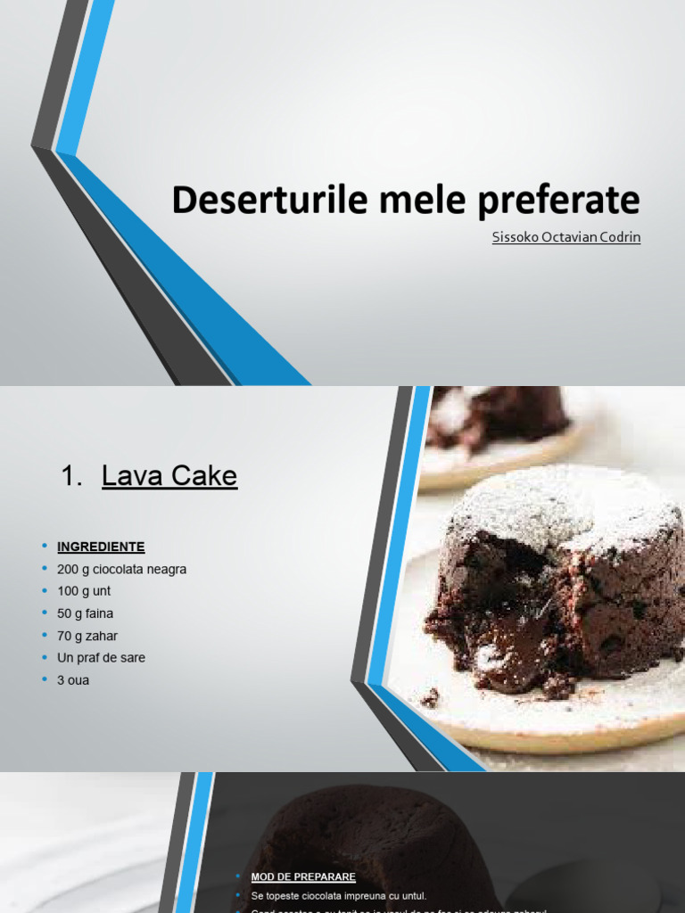 Deserturile Mele Preferate | PDF