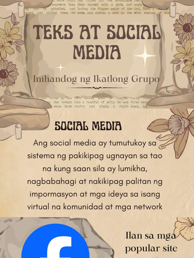 Teks at Social Media | PDF
