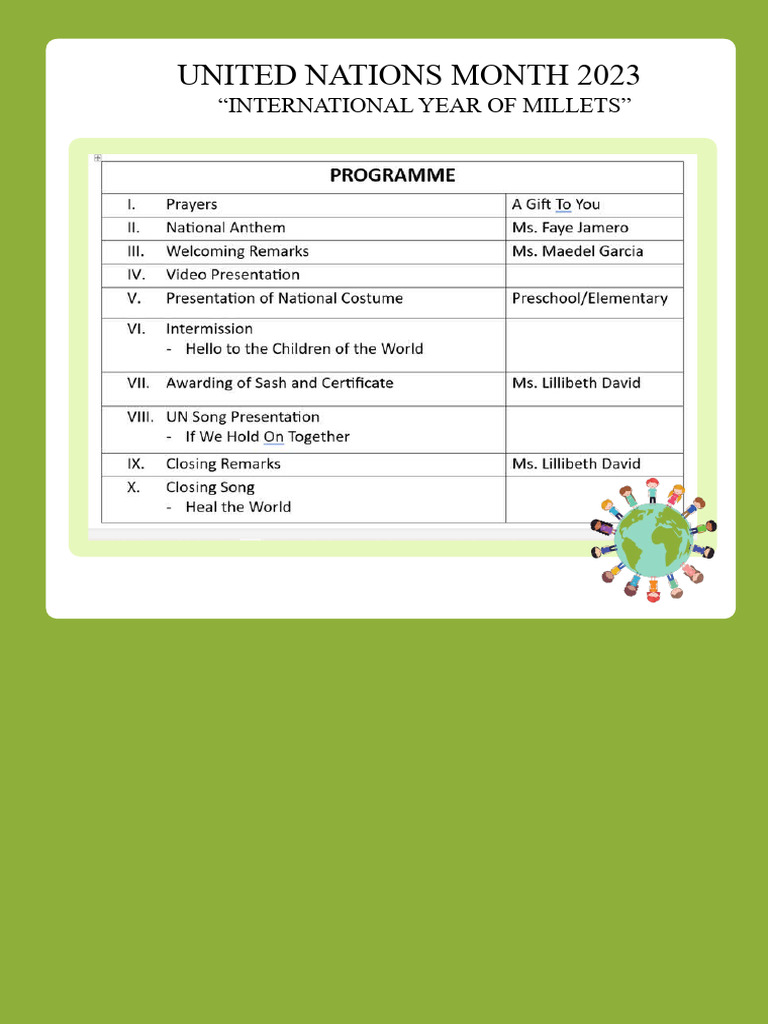 United Nations Reading Comprehension Worksheet | PDF