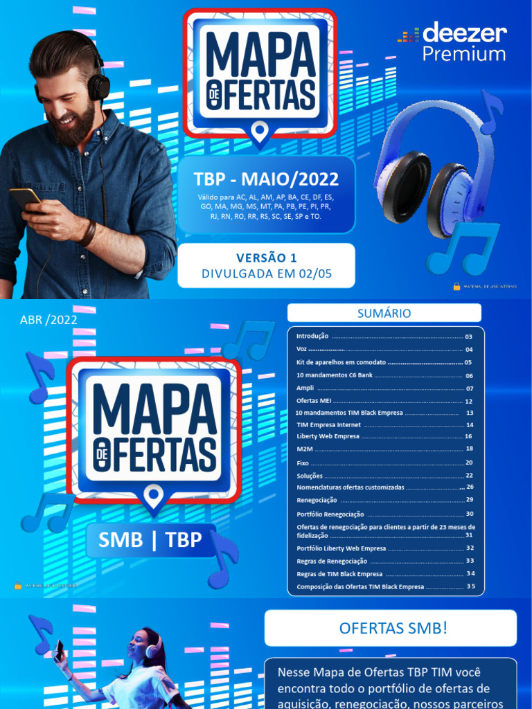 Mapa de Ofertas MAIO 22 | PDF | Aplicativo para celular | Internet