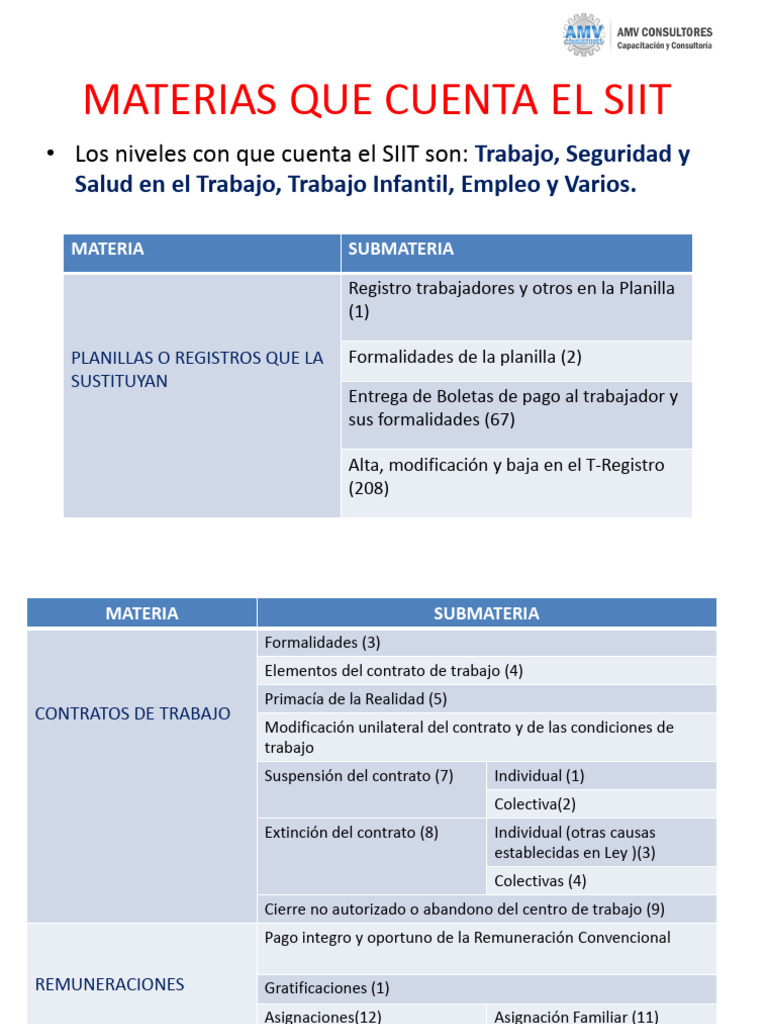 Materias Que Cuenta El Siit | PDF | Derecho laboral | Business