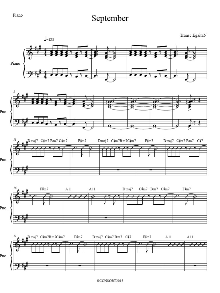 15 September - (Chords) | PDF