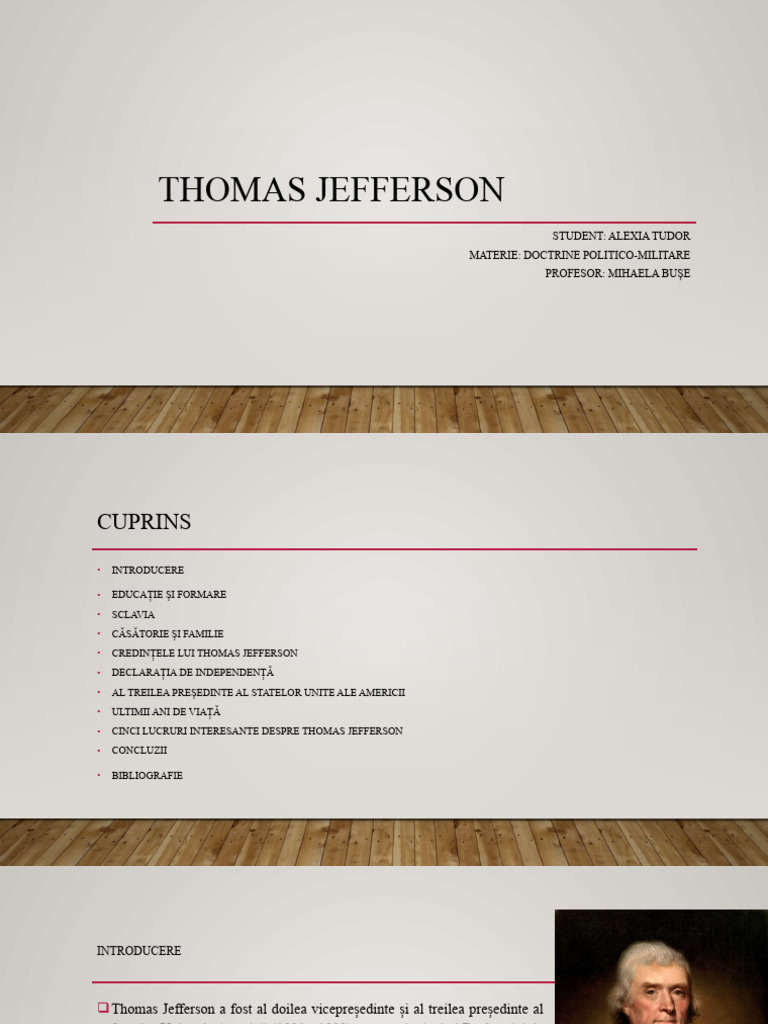 Thomas Jefferson | PDF