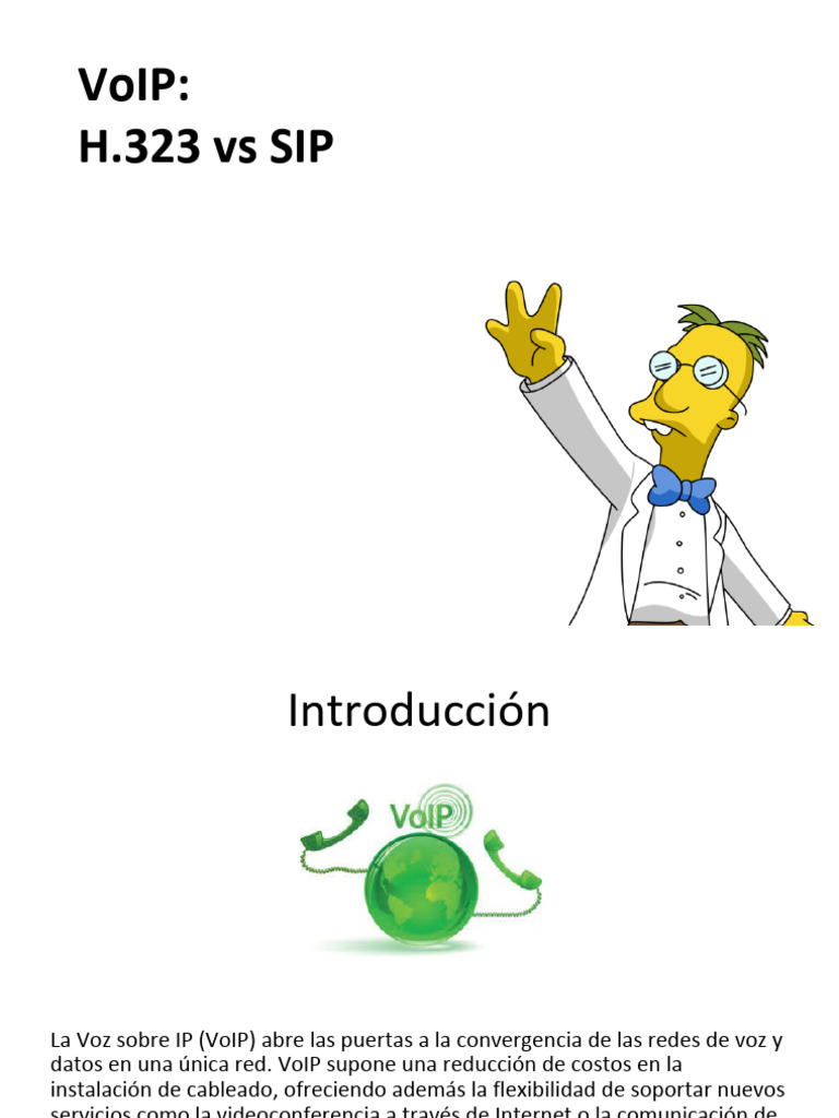 VoIP H.323 Vs SIP | PDF | protocolo de Iniciacion de Sesion | Voz sobre IP