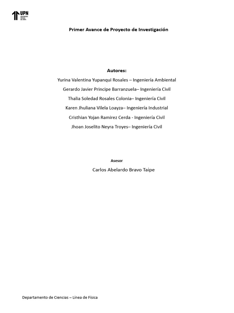 Avan Proy1 G1 | PDF | Energía eólica | Agua