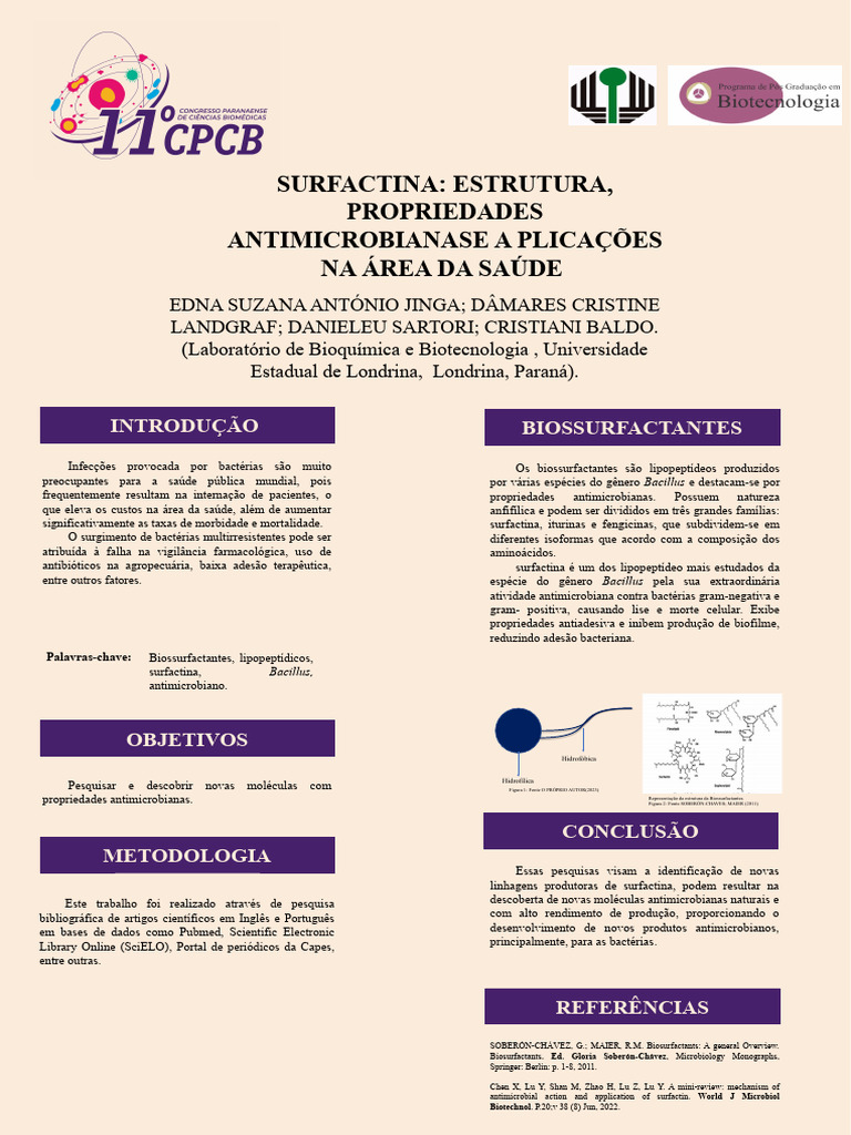Modelo de Poster - 11 CPCB - Edna Jinga | PDF | Bactérias ...