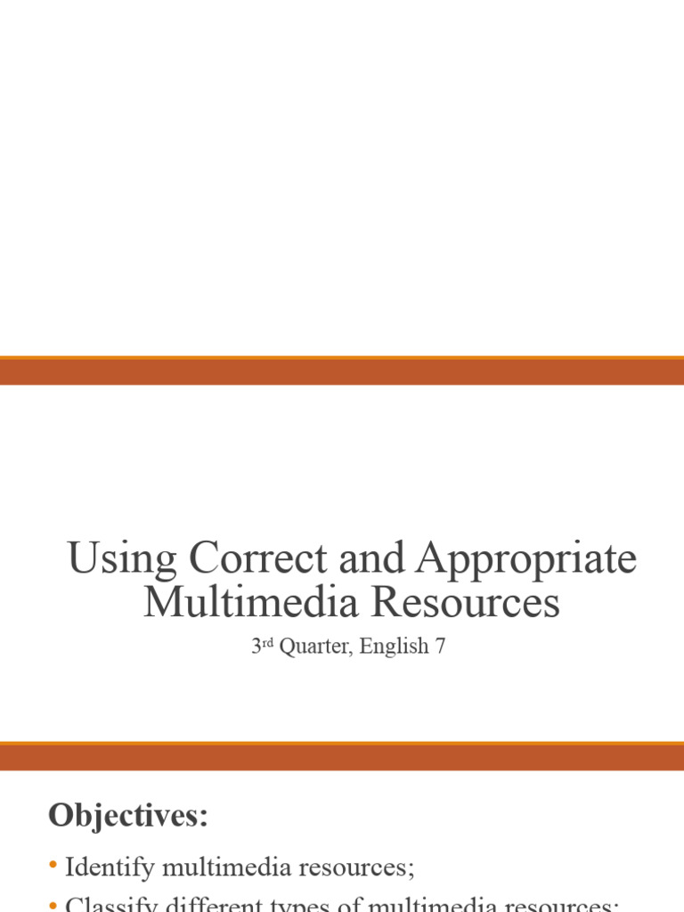 Multimedia Resources for English 7 | PDF | Multimedia | Microsoft Power ...