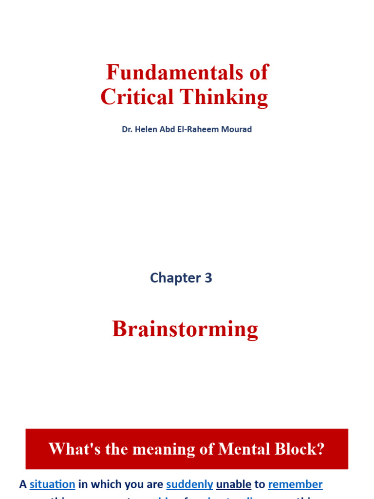 Critical Thinking Ch3 | PDF | Science & Mathematics