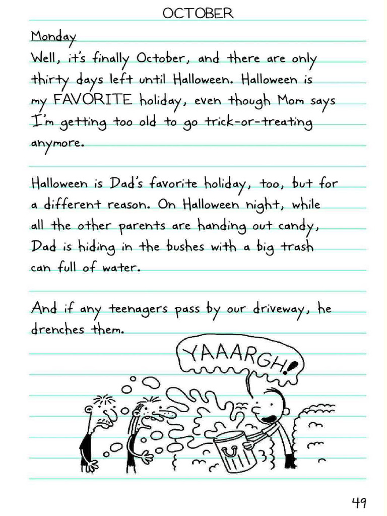 Diary of A Wimpy Kid (Part 3) | PDF