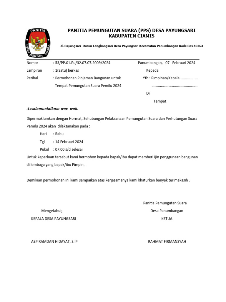 Ijin Bangunan Untuk TPS 24 | PDF