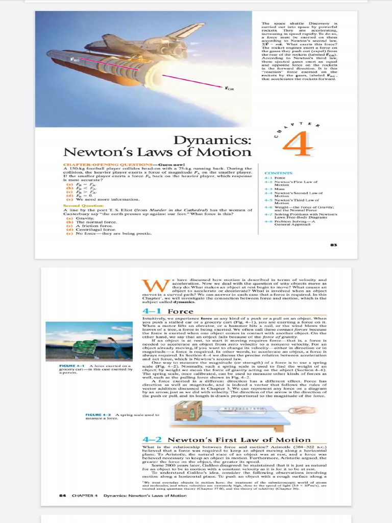 Dynamics chp4 | PDF