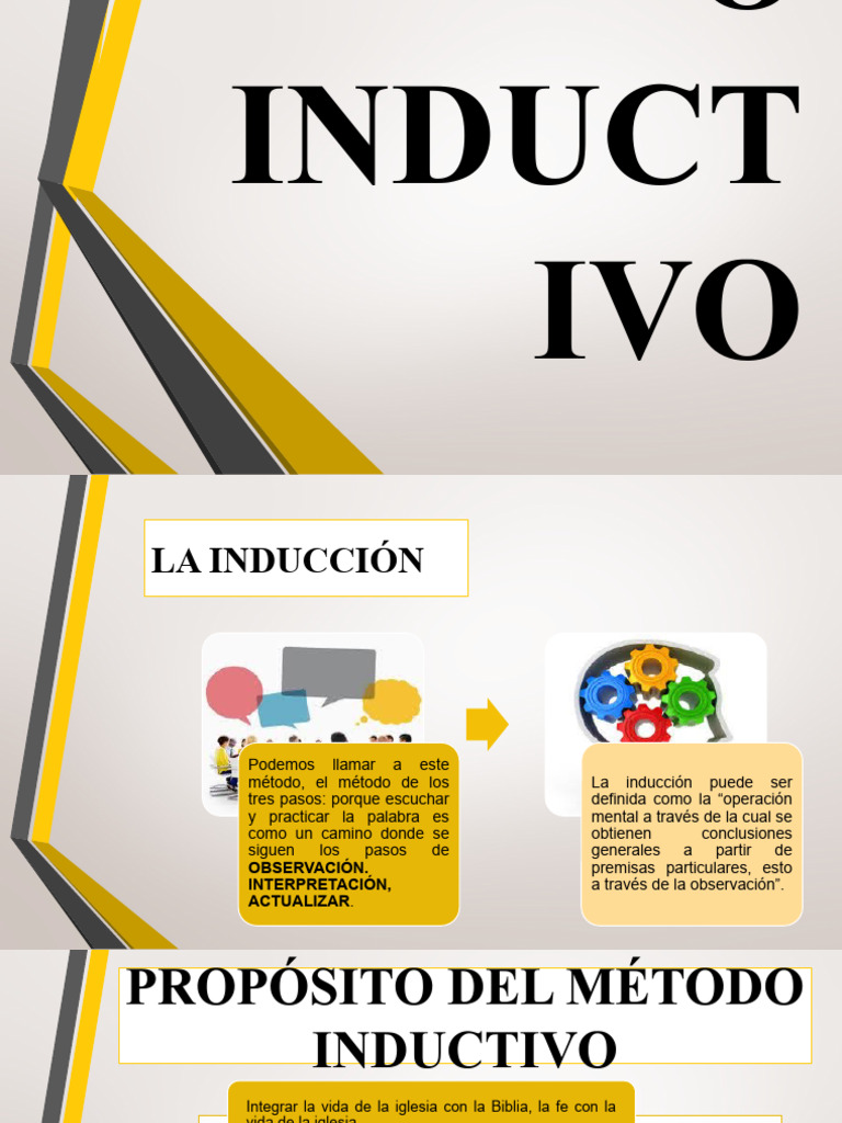 MÉTODO INDUCTIVO | PDF | Razonamiento inductivo | Método científico