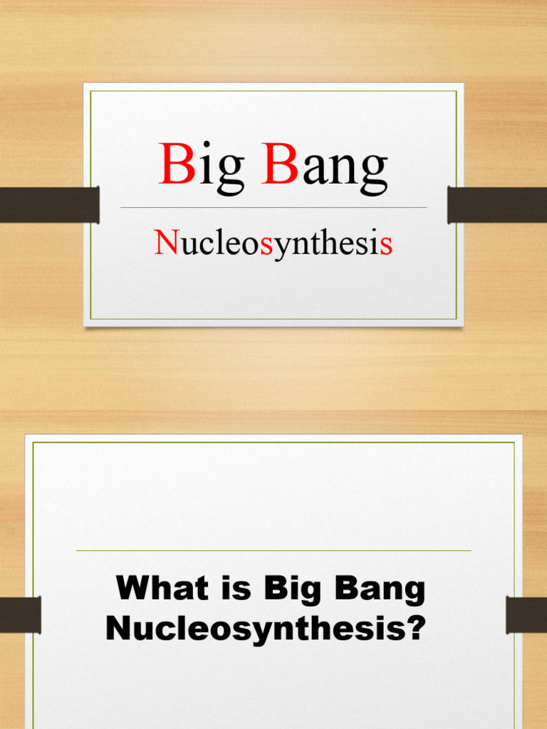 Formation of Light Elements | PDF | Chemical Elements | Isotope