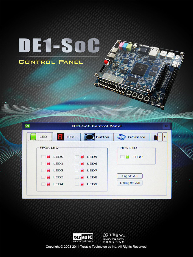 DE1-SoC_Control_Panel | PDF | Installation (Computer Programs) | Field Programmable Gate Array