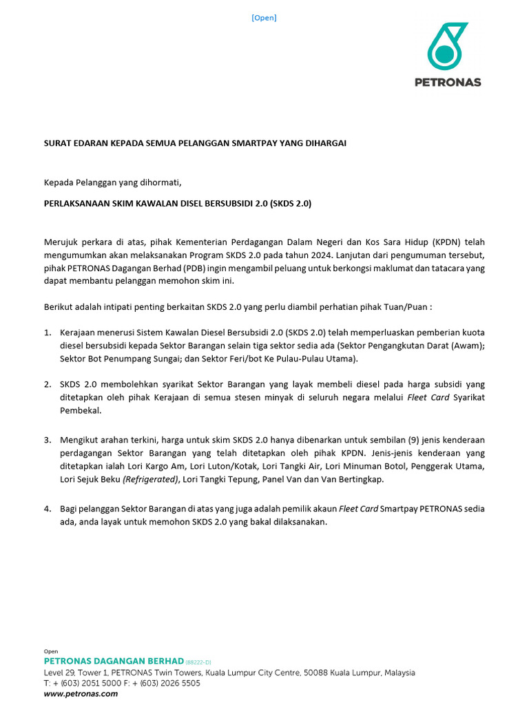 Implementasi Sistem Kawalan Diesel Bersubsidi 2.0 (SKDS 2.0 ...