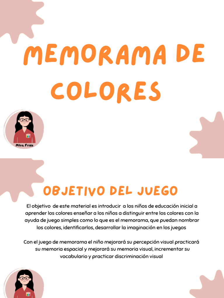 Memoramos de Colores | PDF | Arte | Relaciones personales, crianza y ...