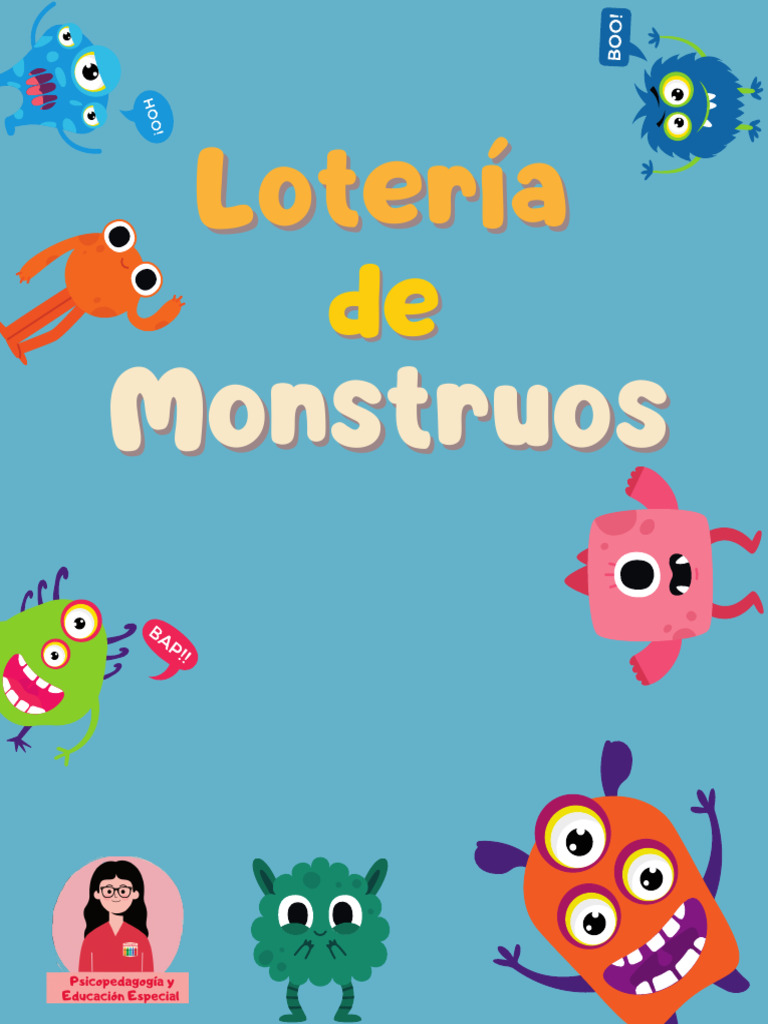 Lotería de Monstruos PDF | PDF