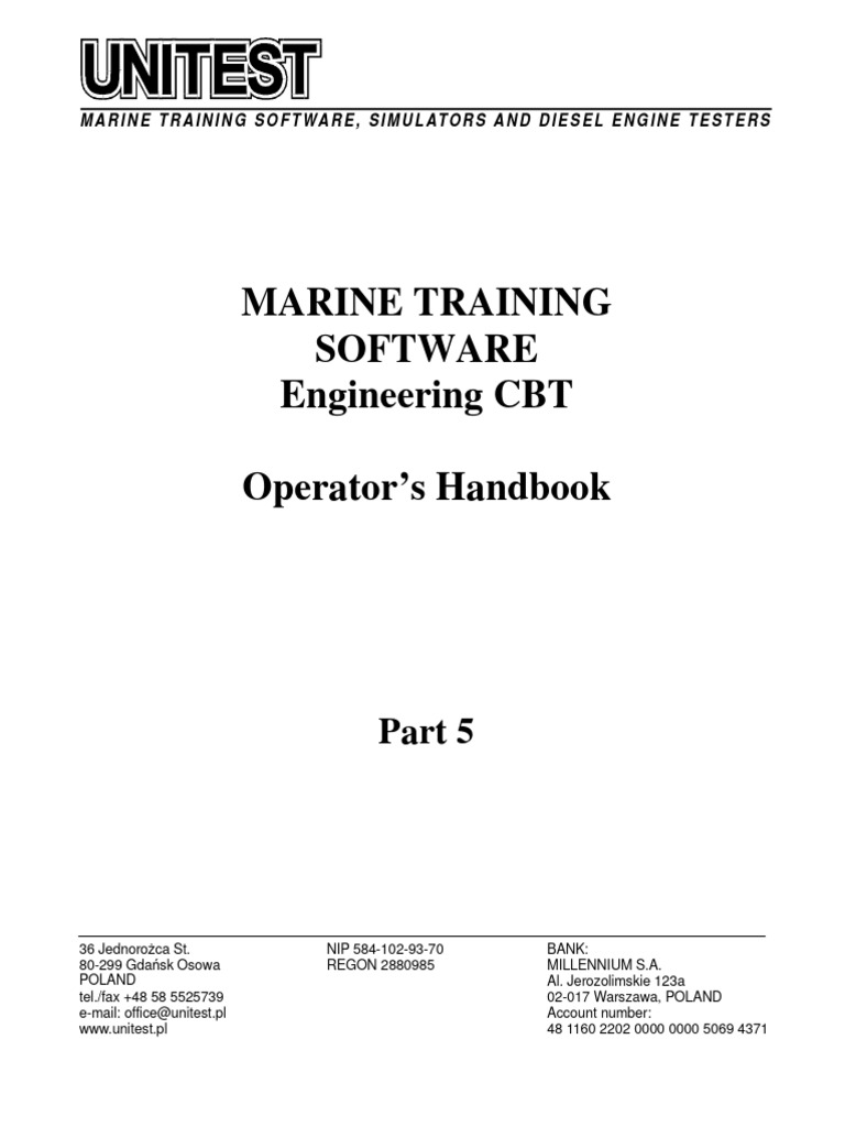 Unitest CBT Part5 - Manual | PDF | Pump | Valve