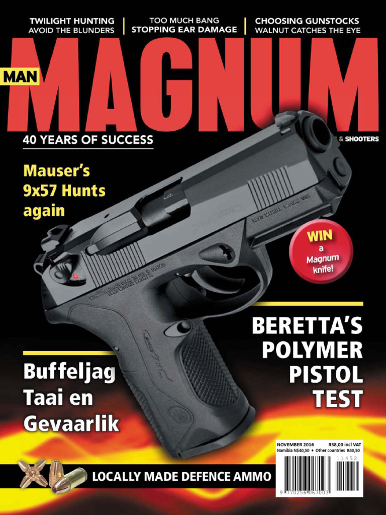 Man Magnum - November 2016 | PDF | Trigger (Firearms) | Gun Barrel