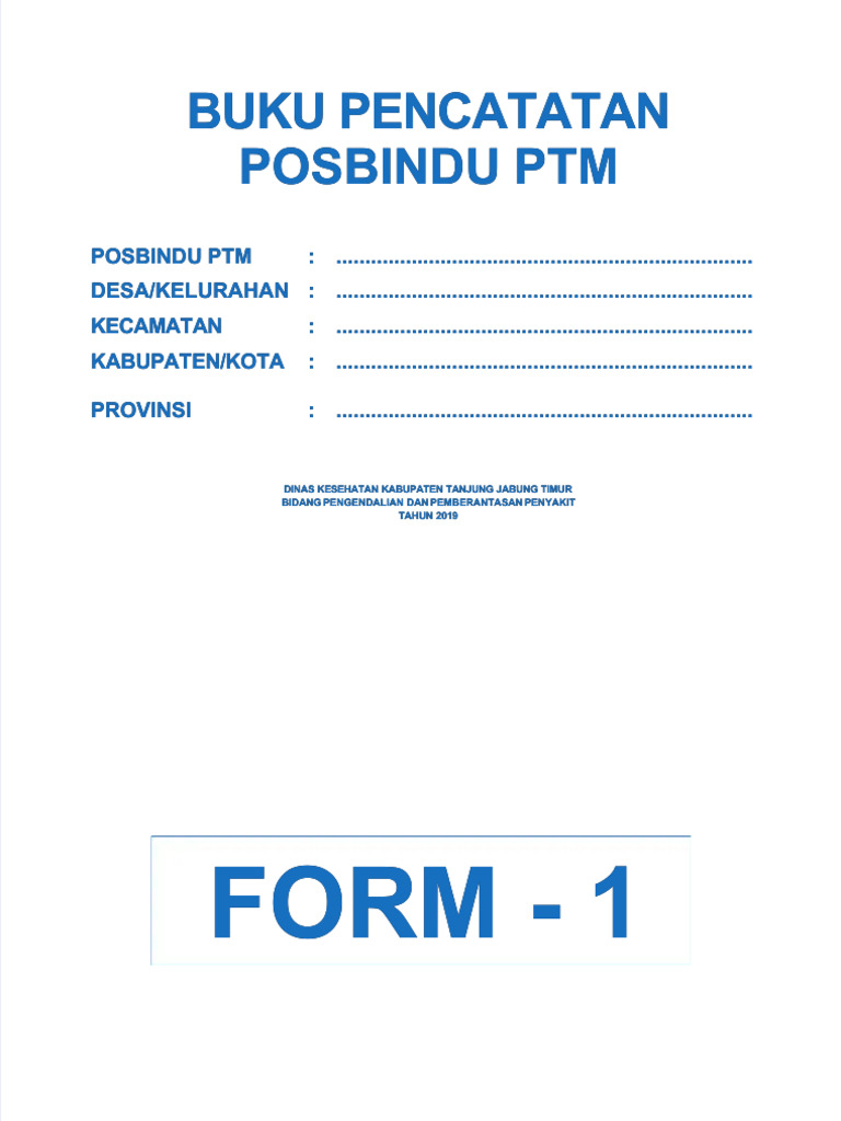 Pdf Buku Catatan Posbindu Compress Pdf