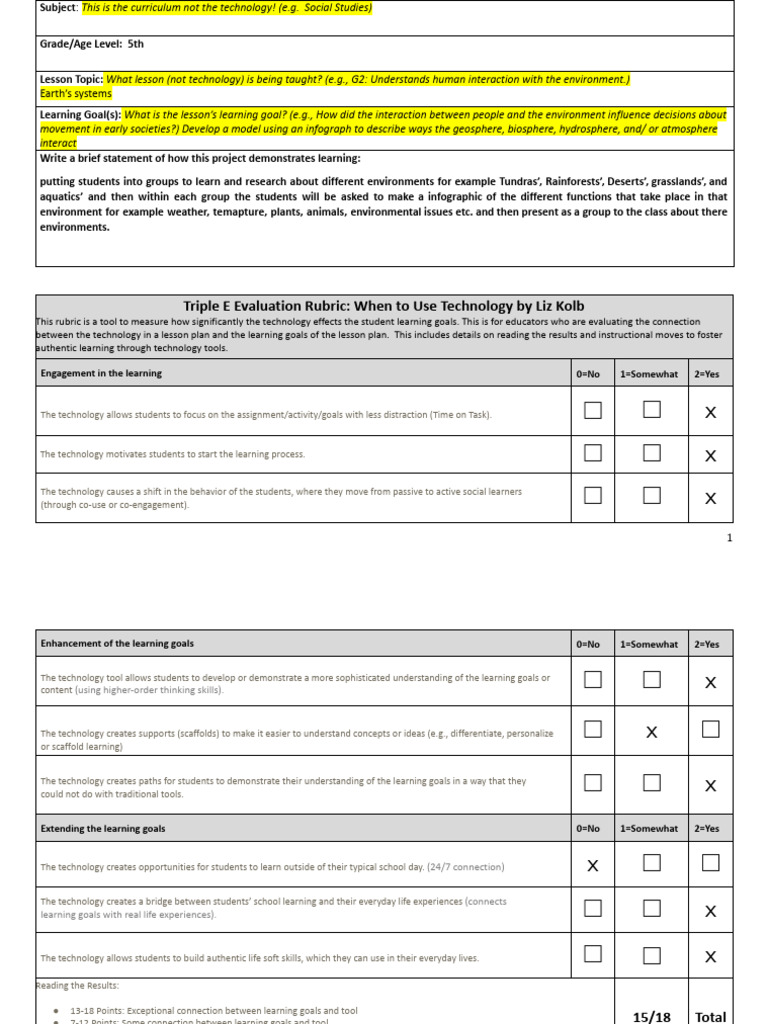Reflecting On Tech Form 1 | Download Free PDF | Learning | Information