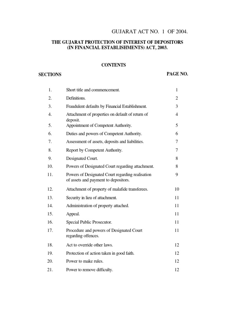 Protectionofinterestact | PDF