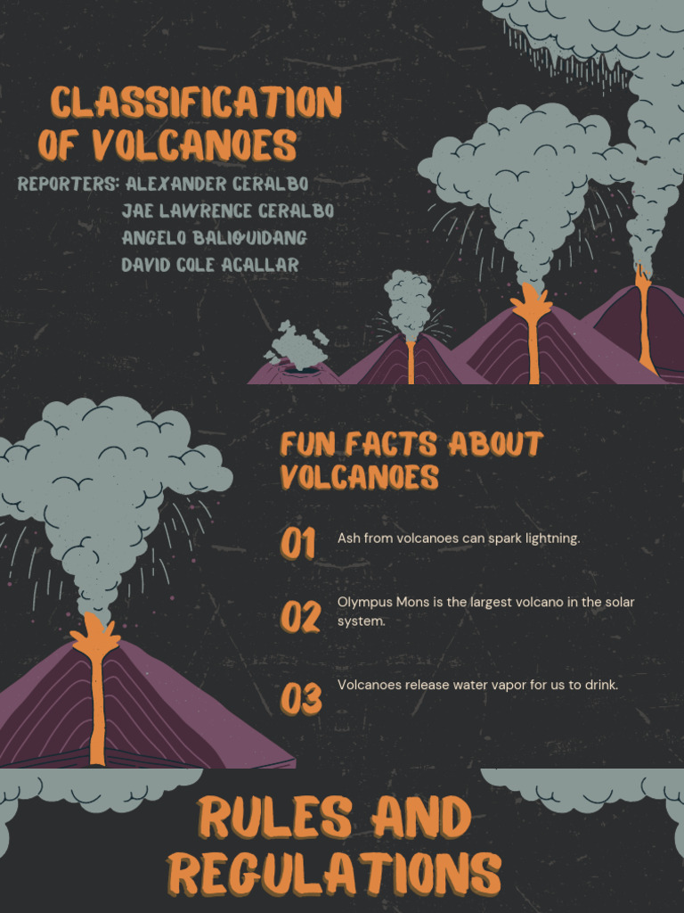 Volcanoes: Facts & Classifications | PDF | Volcano | Geological Processes