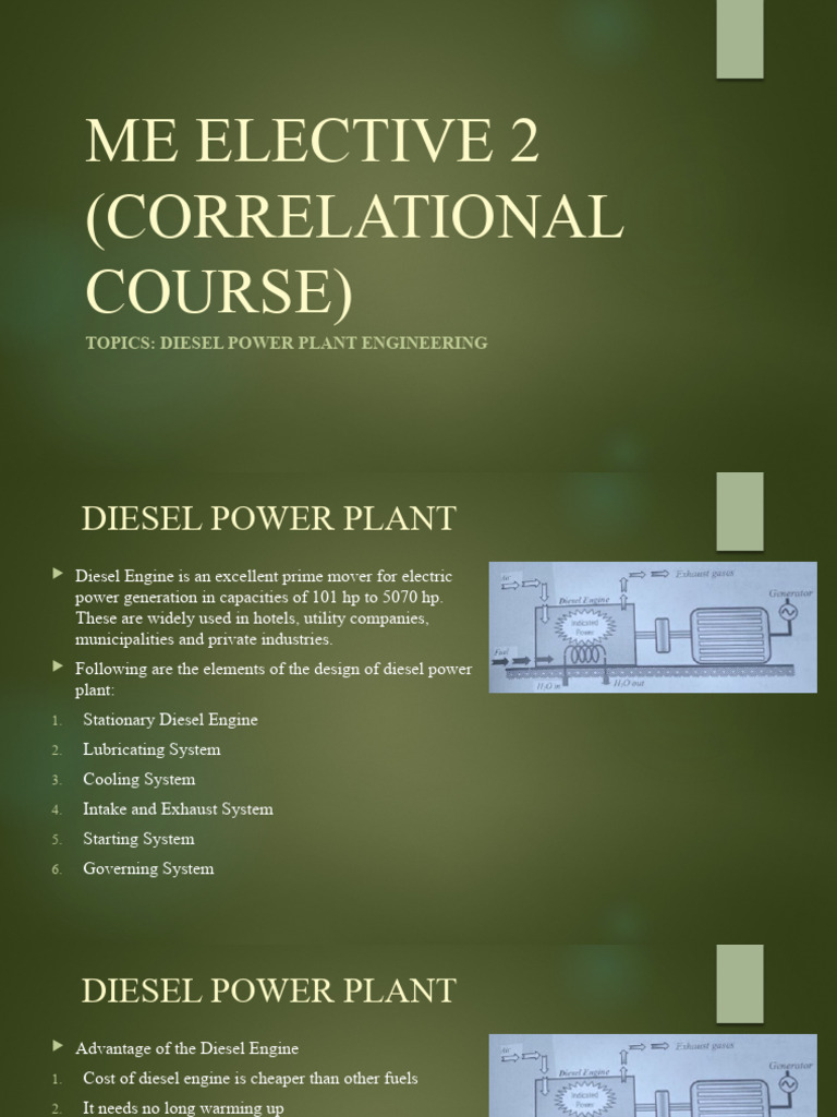 Diesel Power Plant Engineering | PDF | Diesel Engine | Engines