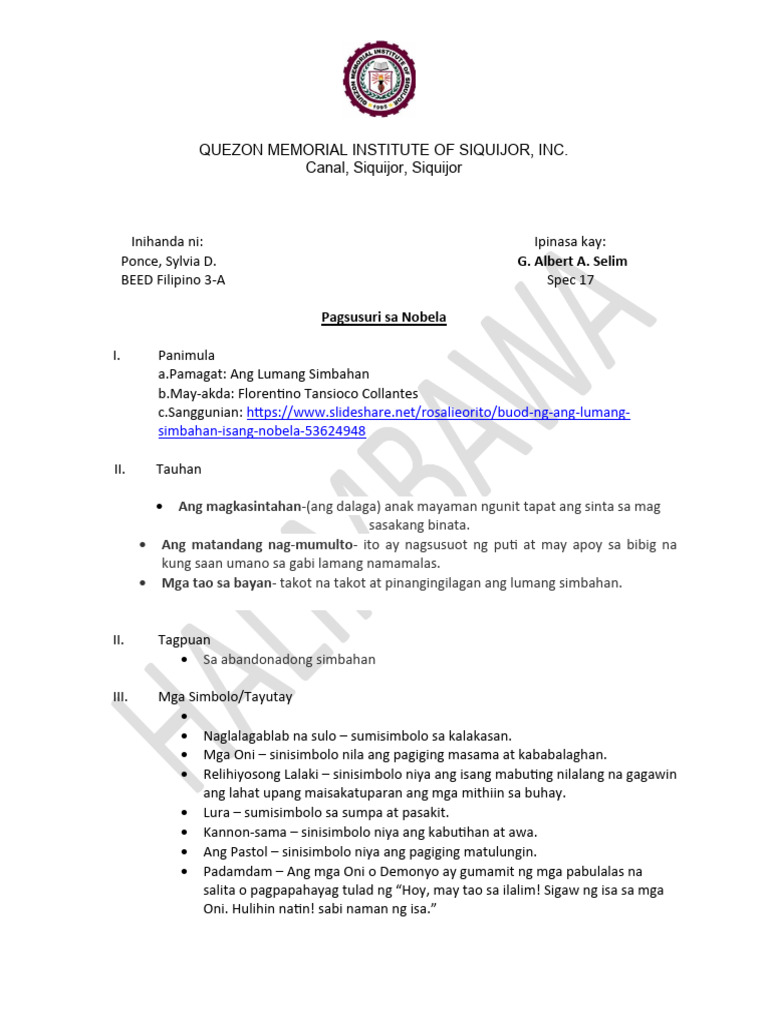 Prelim Project Pormat Para Sa Pasusuri | PDF