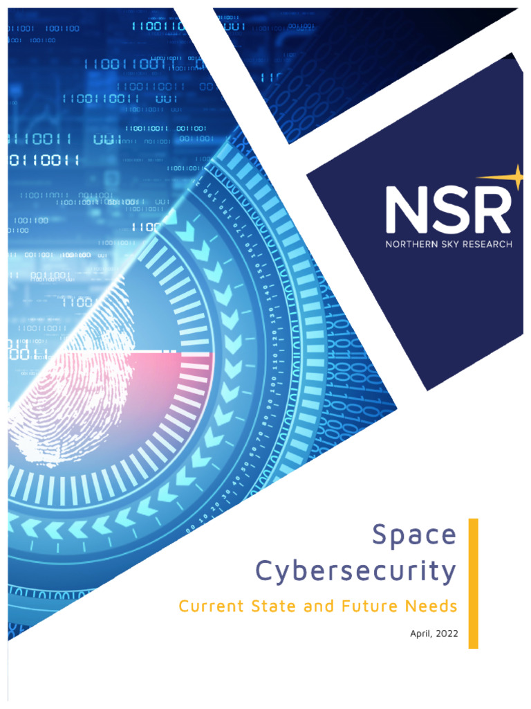 NSR Space Cybersecurity White Paper FINAL | PDF | Computer Security | Security