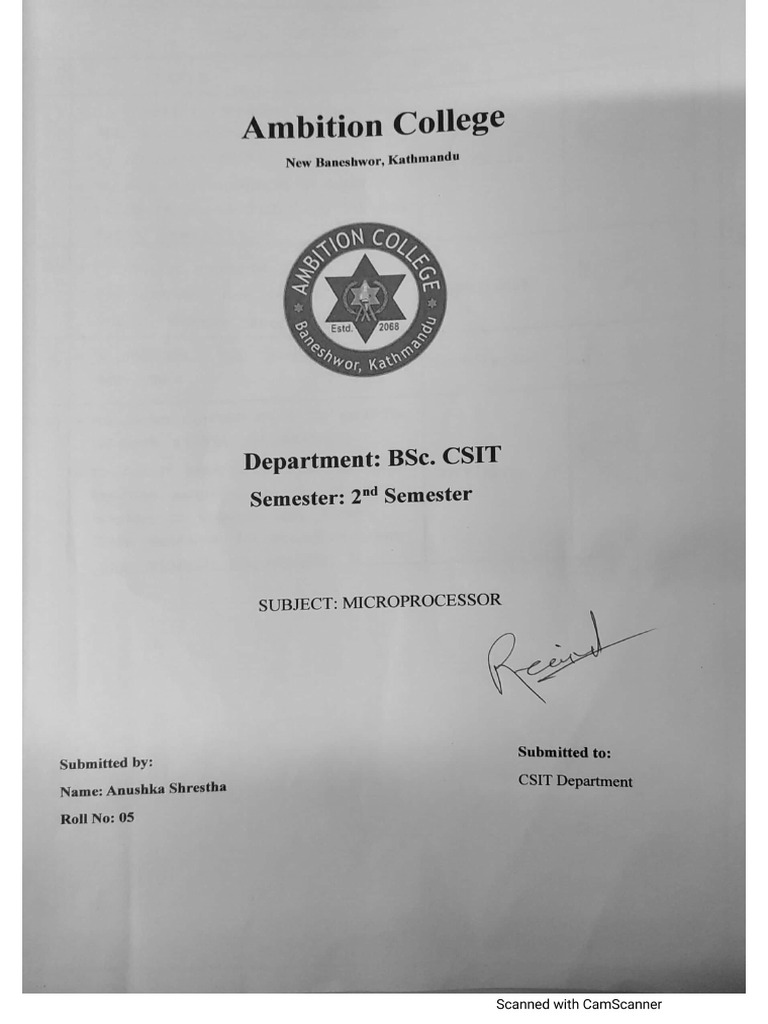 Mp-Lab Report-8085 | PDF