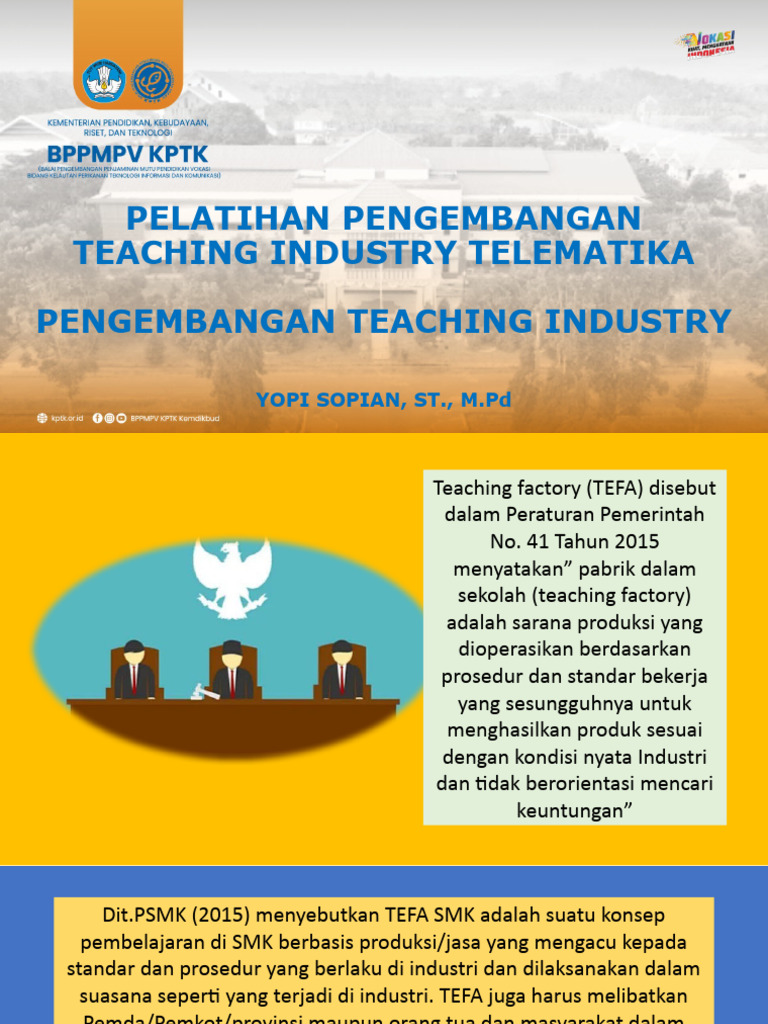 Materi Teaching Industry | PDF