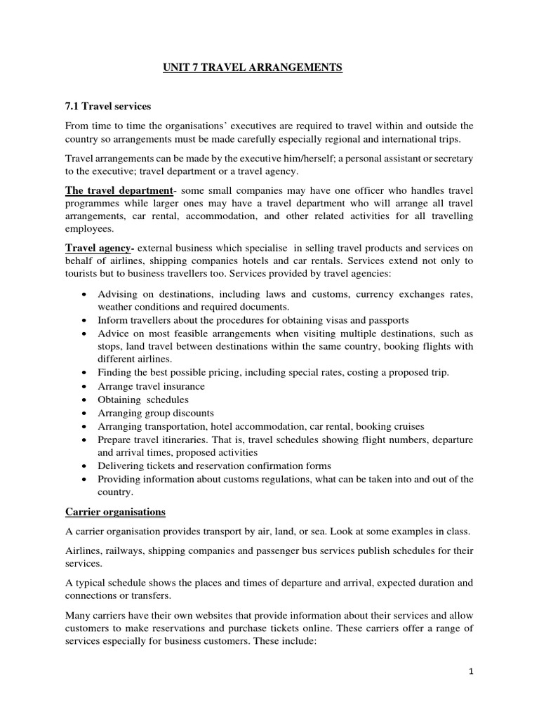 Executive Travel Arrangement Guide | PDF | Cheque | Travel Visa