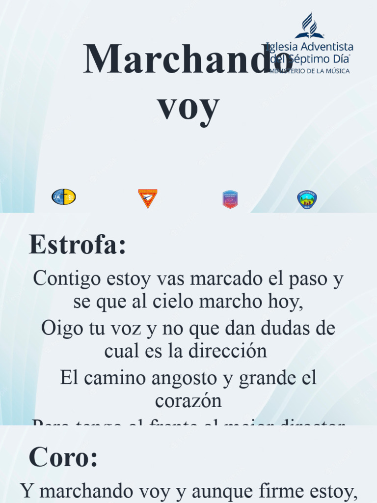 Marchando Voy: Letra y Mensaje | PDF