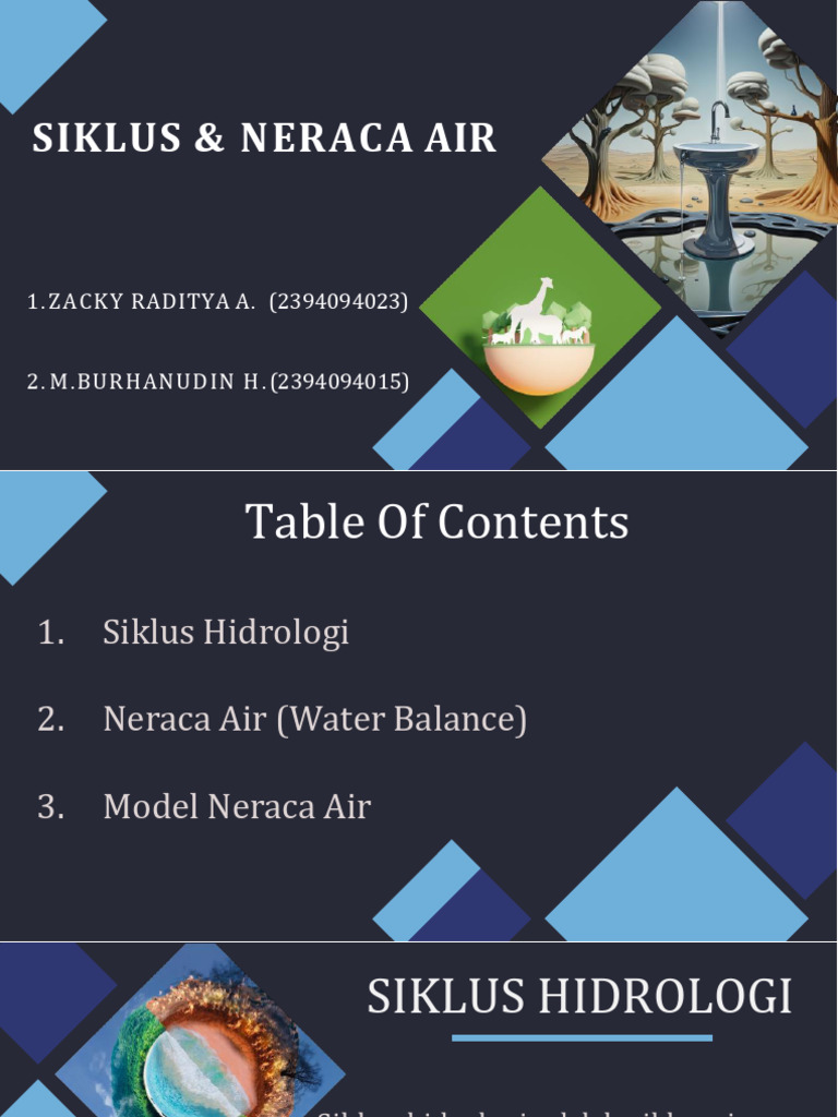 BAB 2 Siklus Dan Neraca Air | PDF