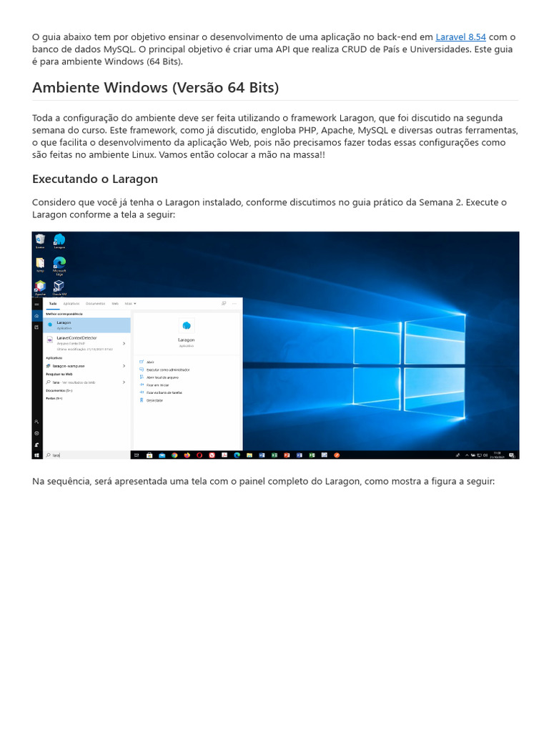 Semana 5 - Guias Praticos - Ambiente Windows - Desenvolvimento Web ...