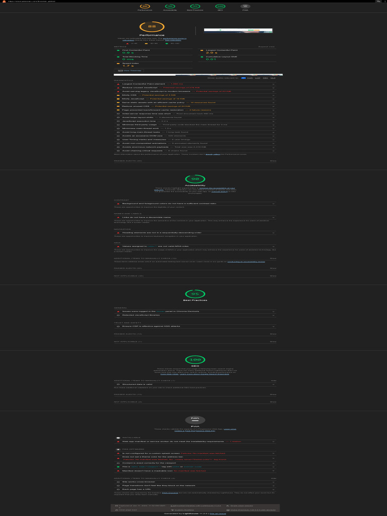 Lighthouse Report Viewer-Home-Desktop | PDF | Systems Engineering | Computing