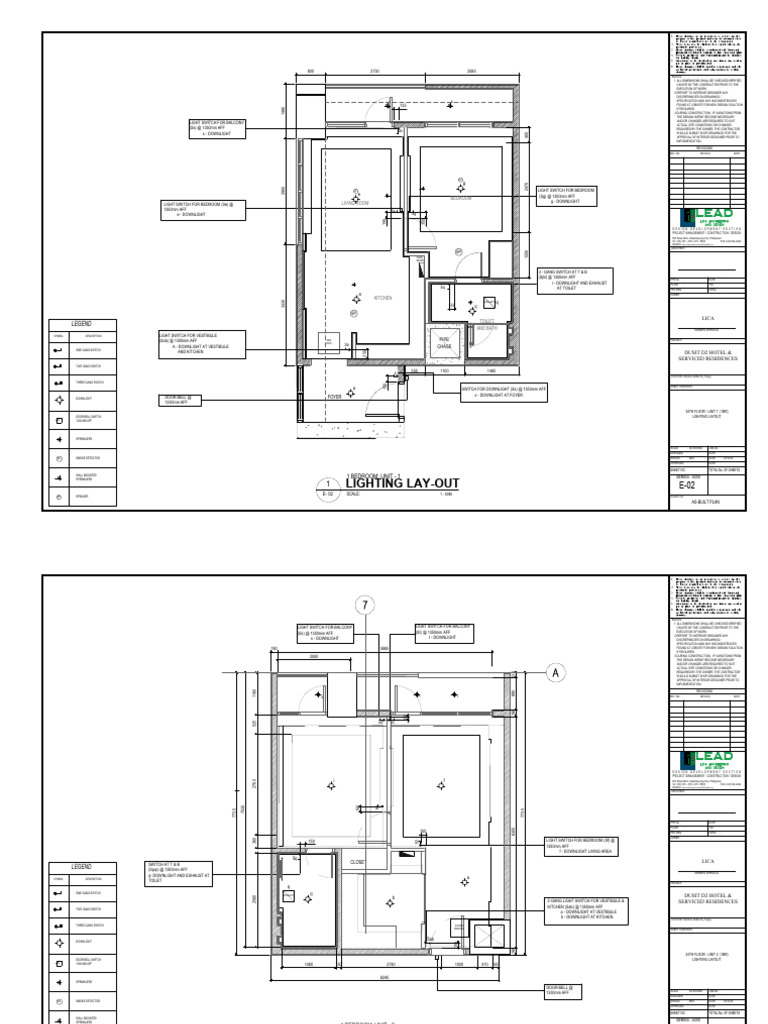 Bare Unit 1-19 Lighting Layout | PDF | Architectural Design | Architecture