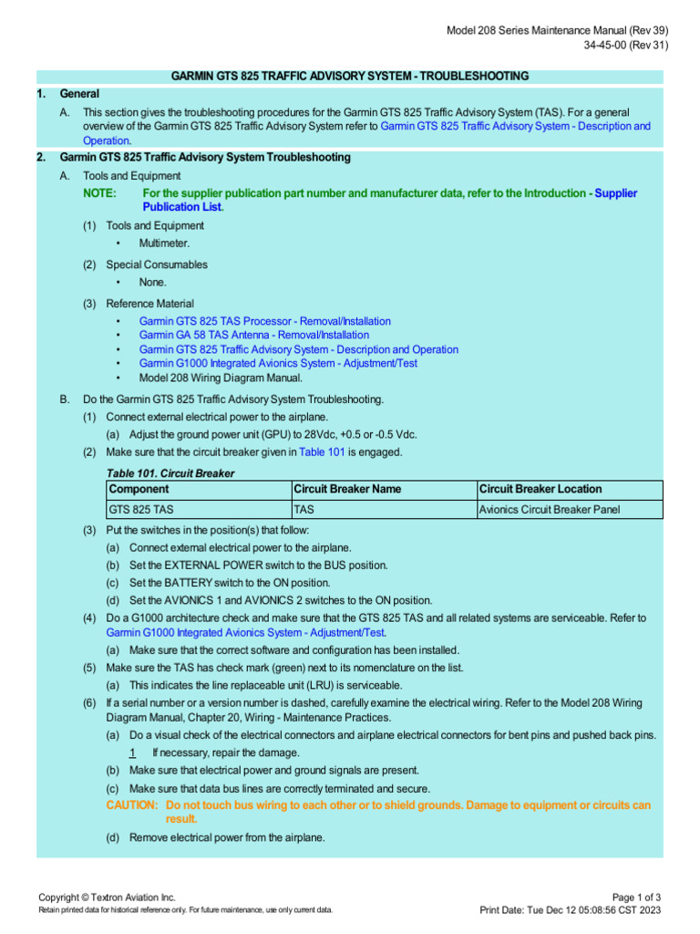 Supplier Publication List: For The Supplier Publication Part Number and Manufacturer Data, Refer ...