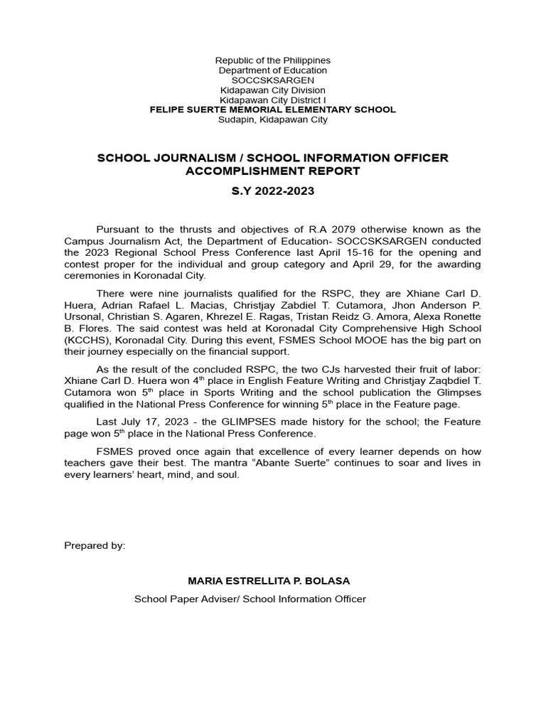 2023 RSPC Narrative Report | PDF