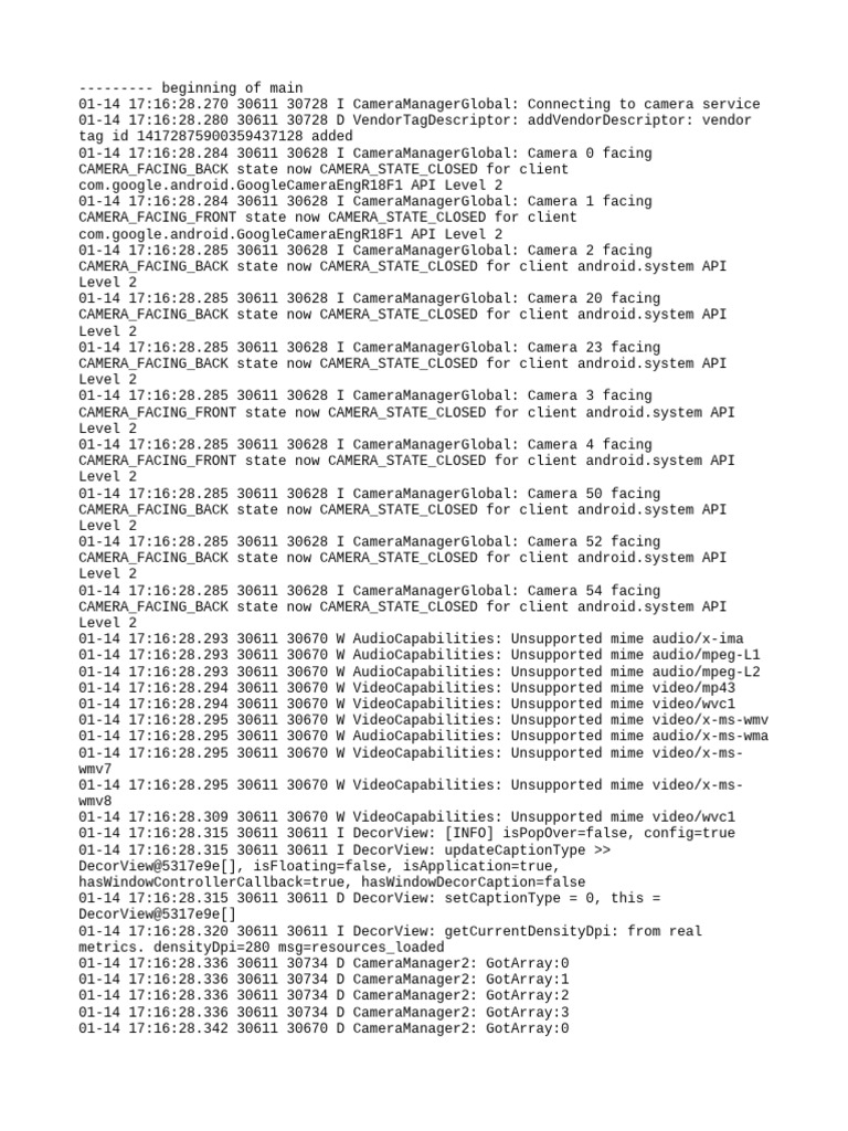Logcat 1705263388085 | PDF | Java (Programming Language) | Computer Engineering