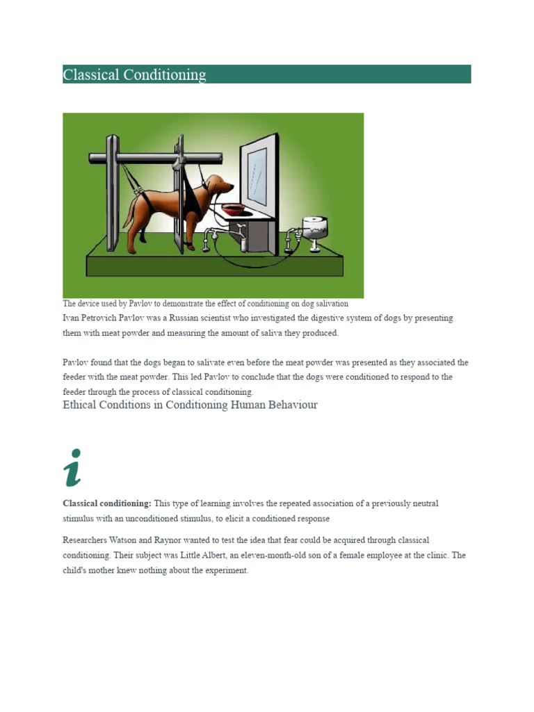 Psychology Module 1 &4 | PDF | Classical Conditioning | Reinforcement