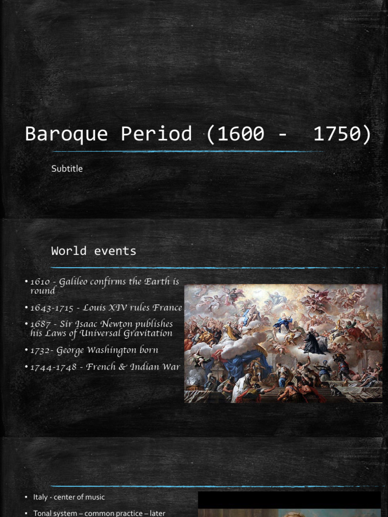 Overview of Baroque Music (1600-1750) | PDF | Baroque Music | Concerto