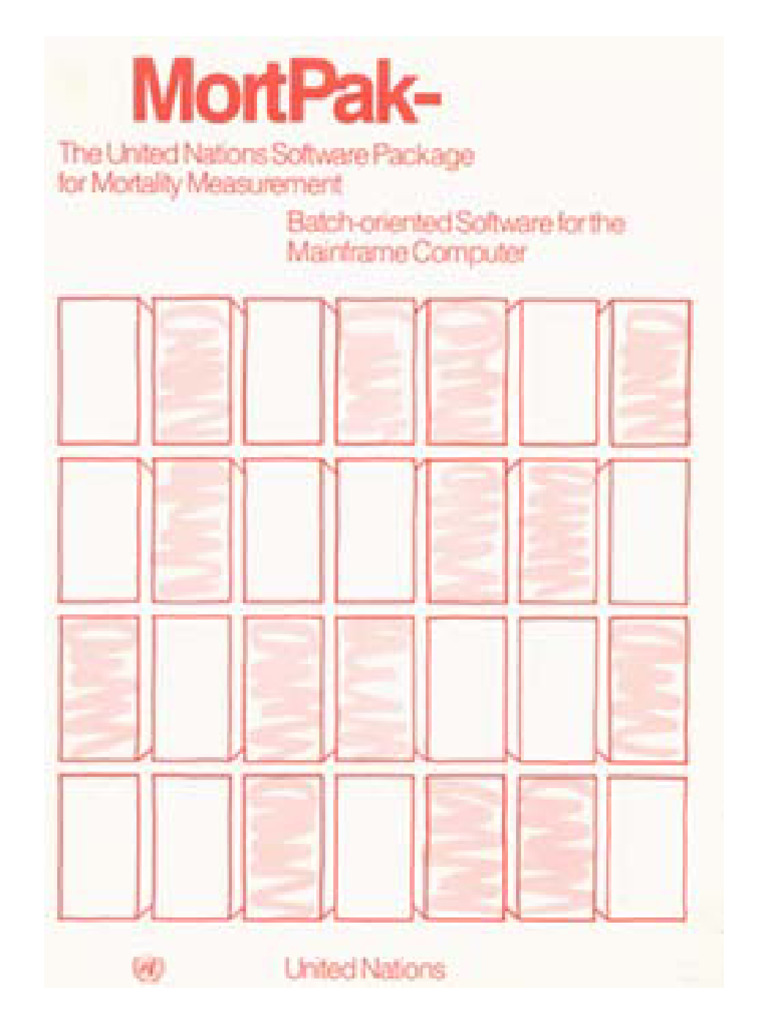 Un 1988 Mortpak-The United Nations Software Package For Mortality ...