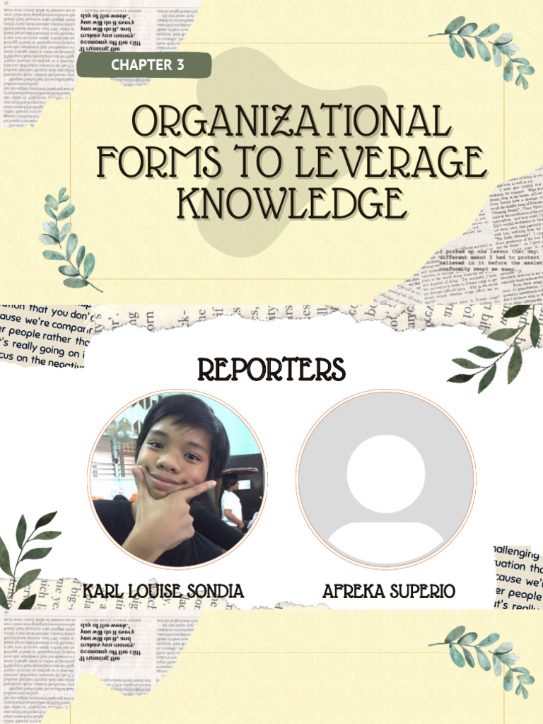 Cream and Green Aesthetic Background Project Presentation | PDF | Entrepreneurship | Knowledge