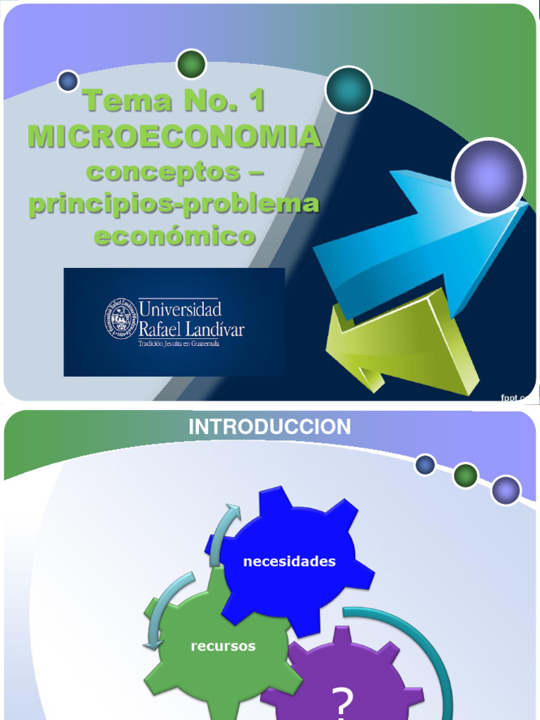 Clase No.1 Conceptos Bã¡sicos | PDF | Microeconomía | Ciencias económicas