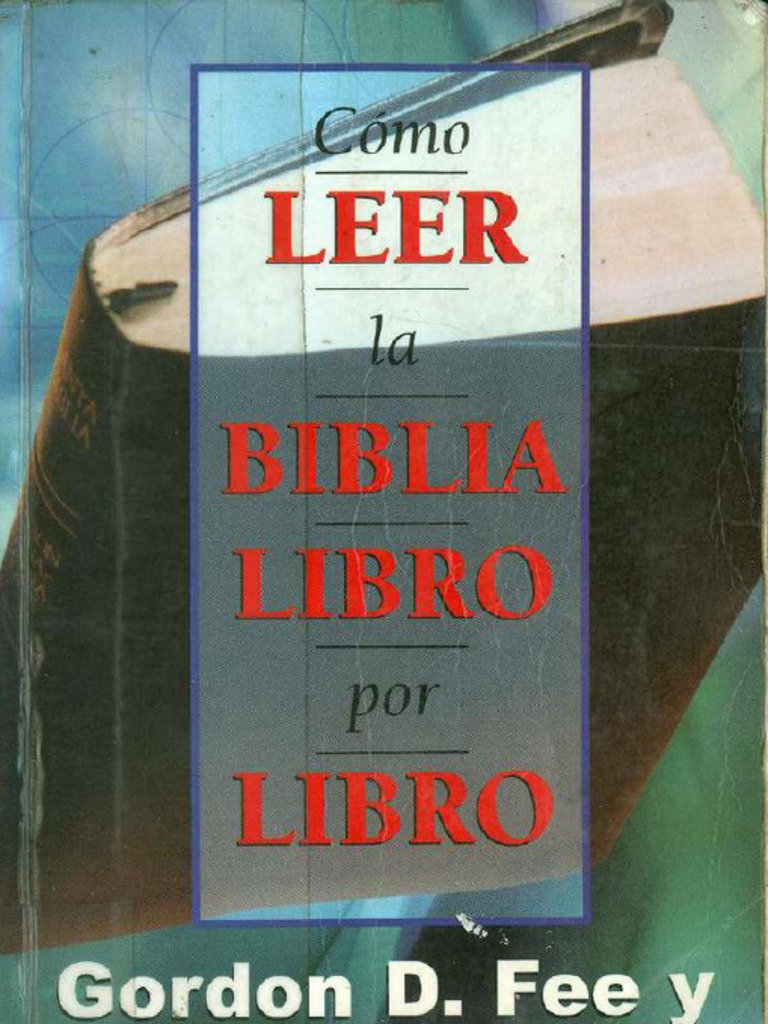 Como Leer La Biblia Libro Por Libro-Gordon Fee | PDF