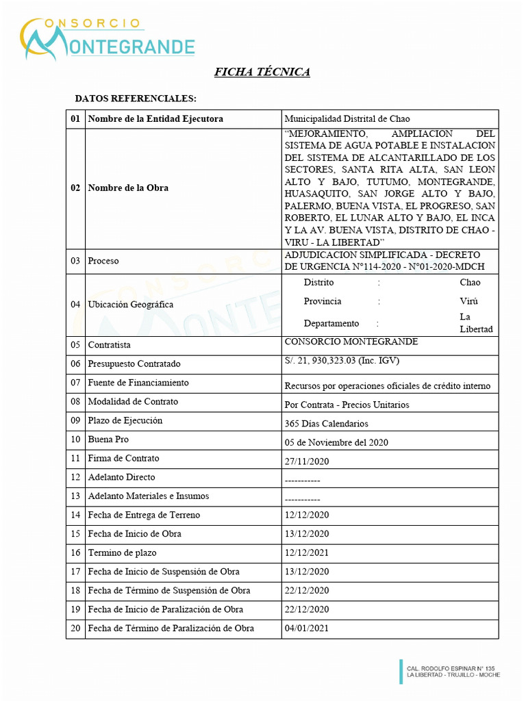 FICHA TECNICA ok | PDF